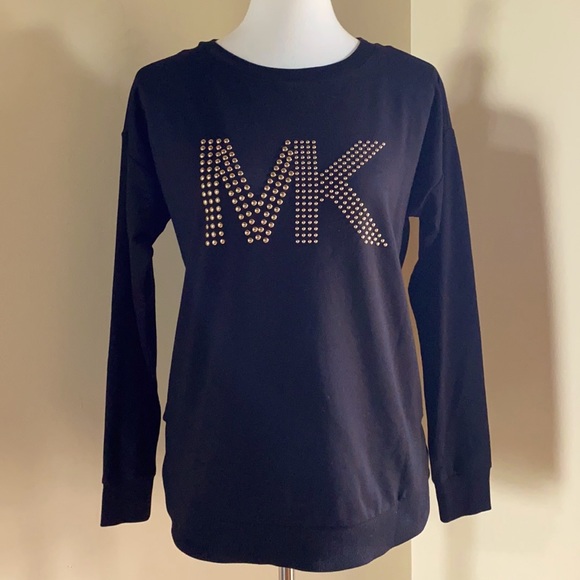 MICHAEL Michael Kors | Tops | Nwt Michael Kors Studded Mk Sweatshirt ...